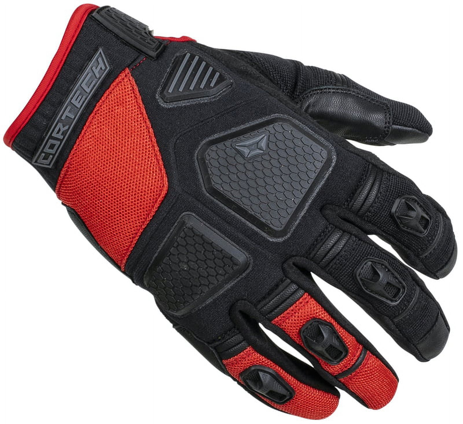 Cortech Aero-Flo Mens Textile Motorcycle Gloves Red/Black MD - Walmart.com