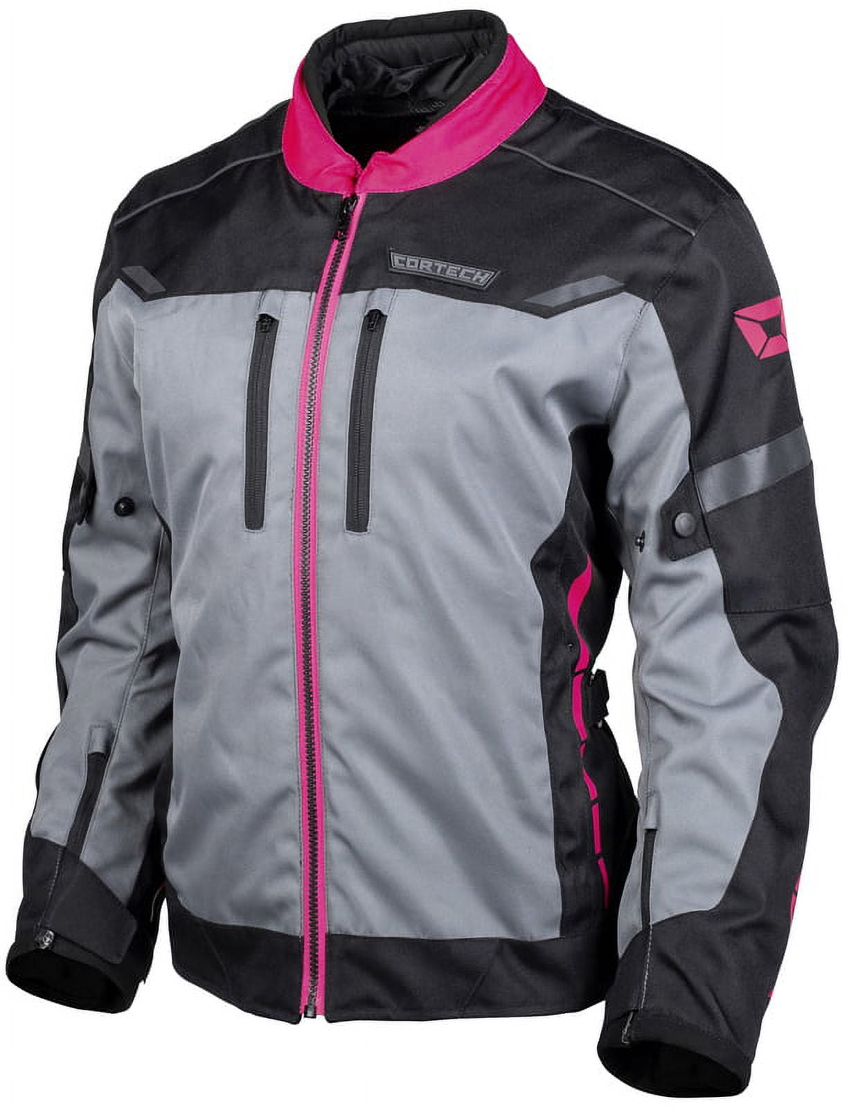Cortech Aero-Tec Womens Jacket (Large, Black/Rubine/Gun) - Walmart.com