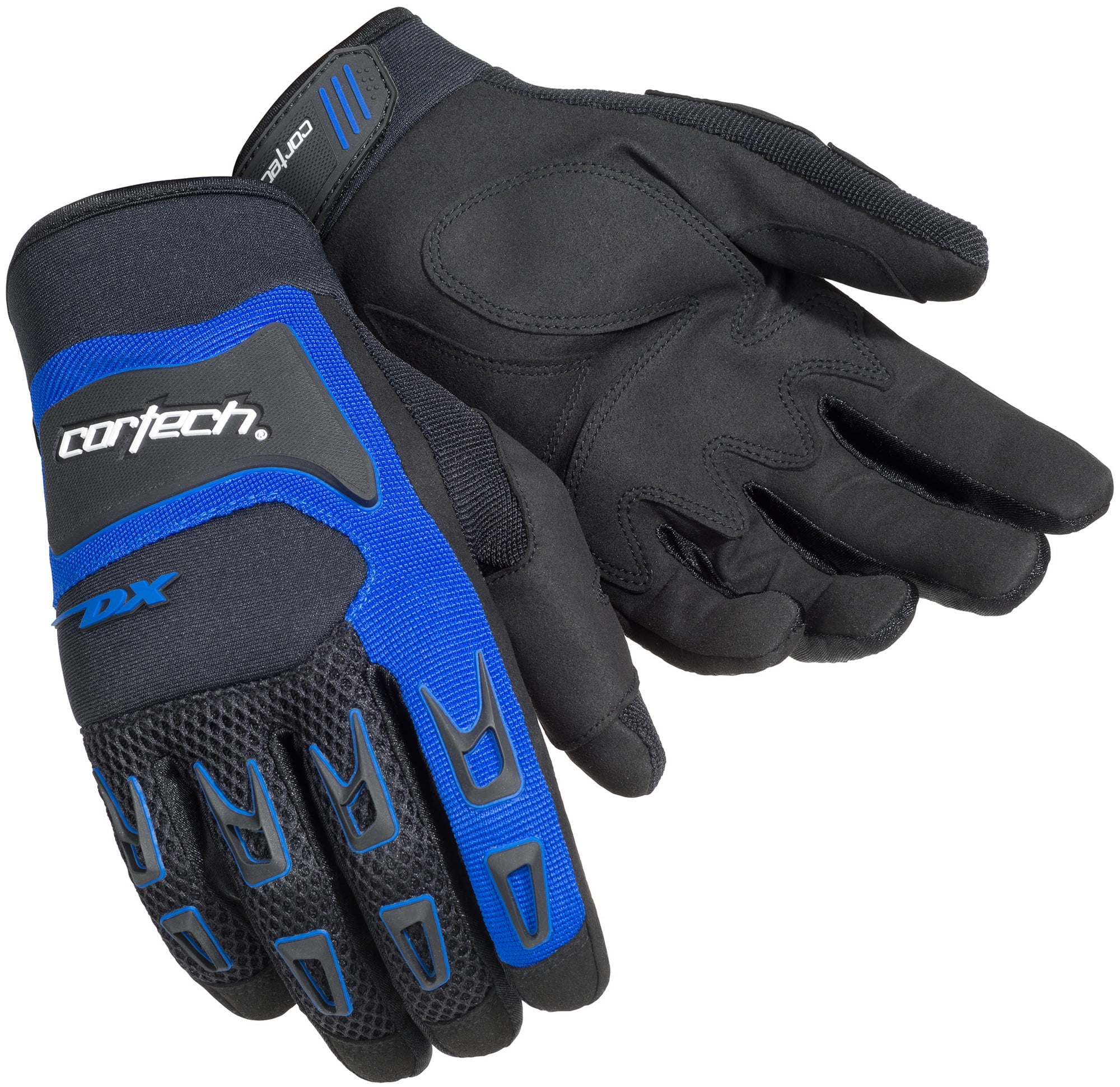 Cortech DX-3 Mens Motorcycle Gloves Black/Blue XL - Walmart.com