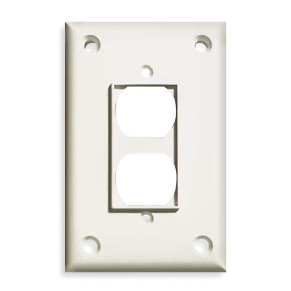 Cortech Duplex Recept Wll Plt,Jmb;Wht,1Gng,Txtr TPDR - Walmart.com