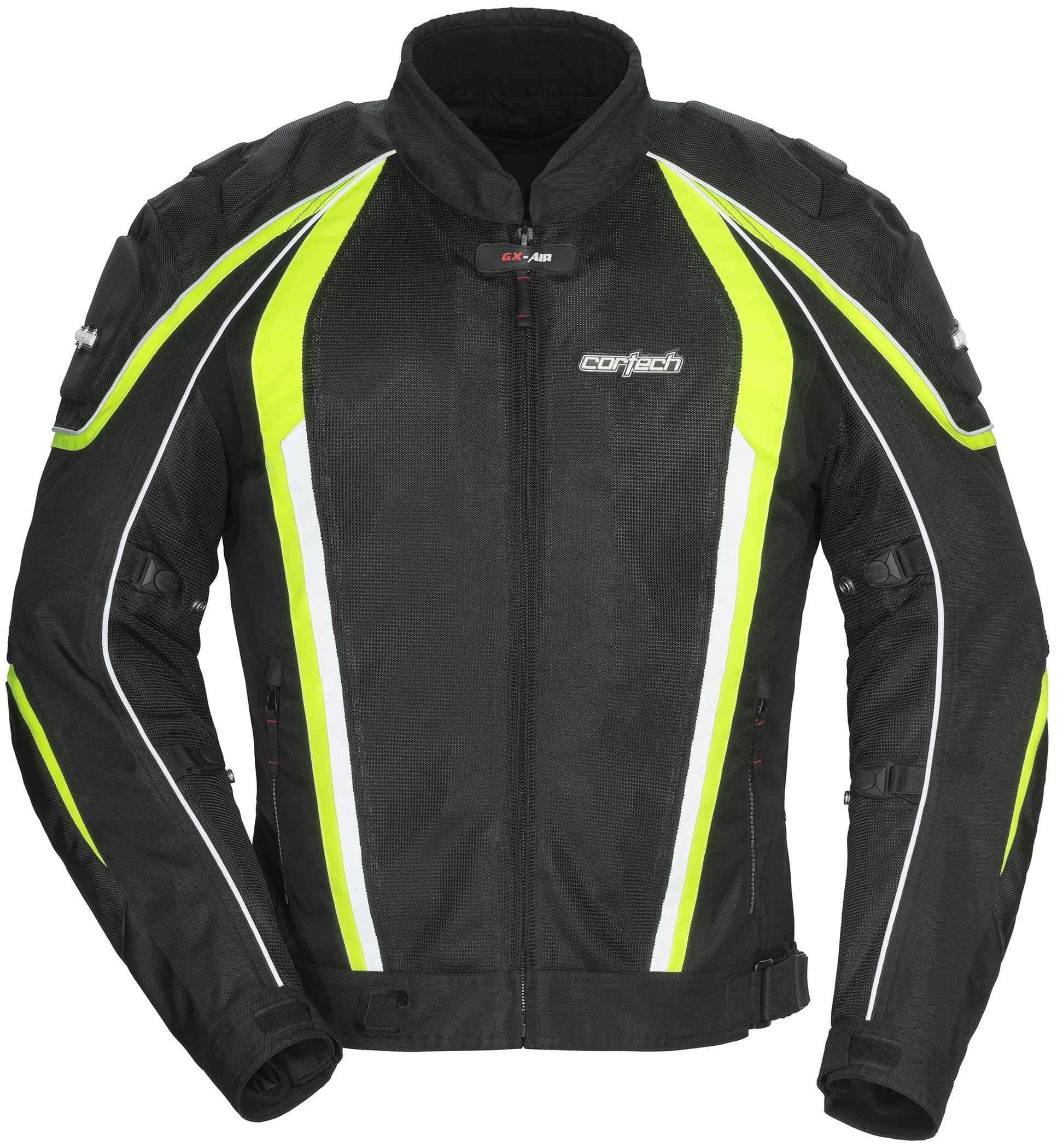 Cortech GX Sport Air 4 Jacket Black/Hi Viz MED 8985-0413-05 - Walmart.com