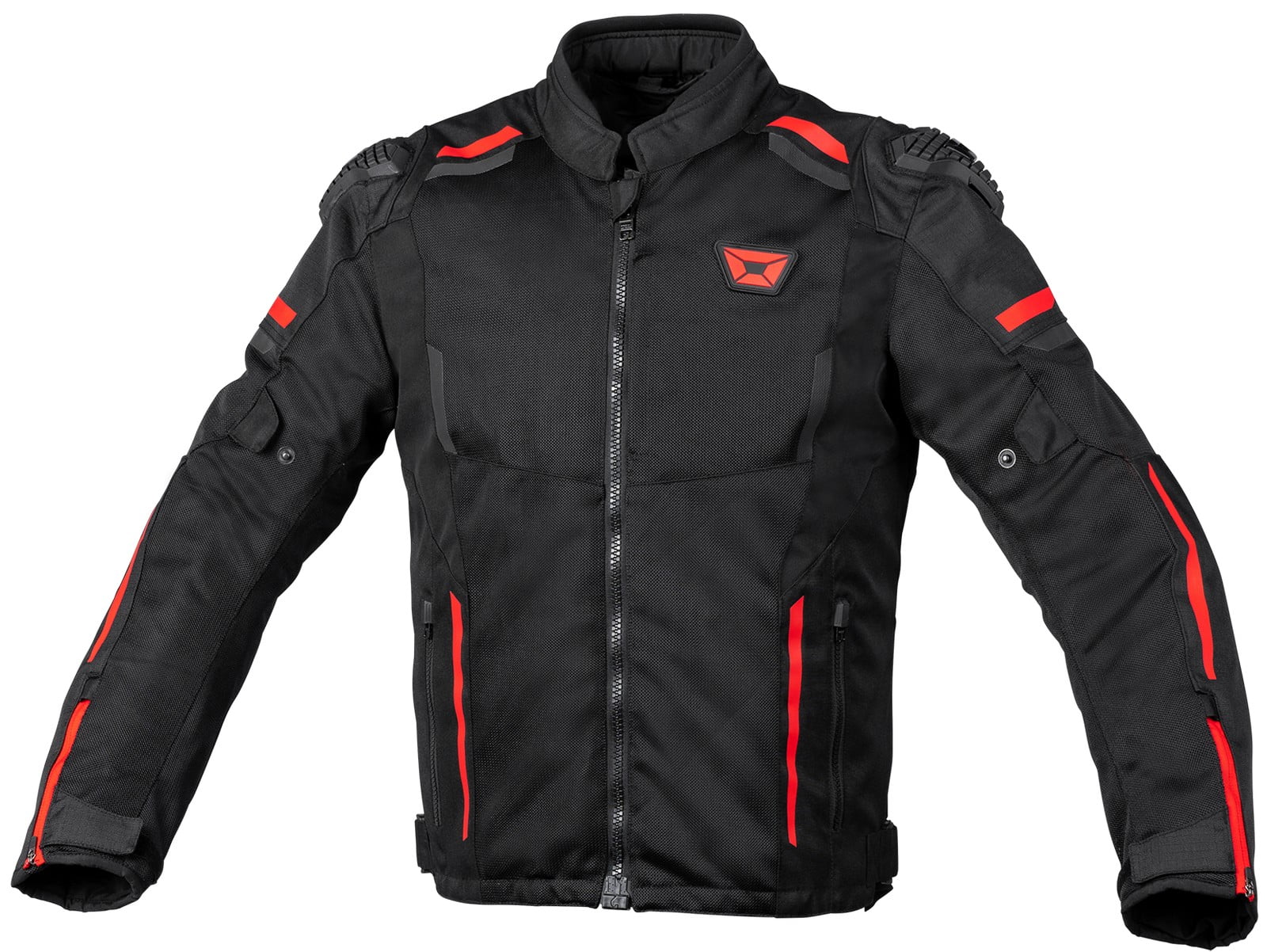 Cortech Hyper-Flo Air 2.0 Mens Textile Motorcycle Jacket Black/Red MD ...