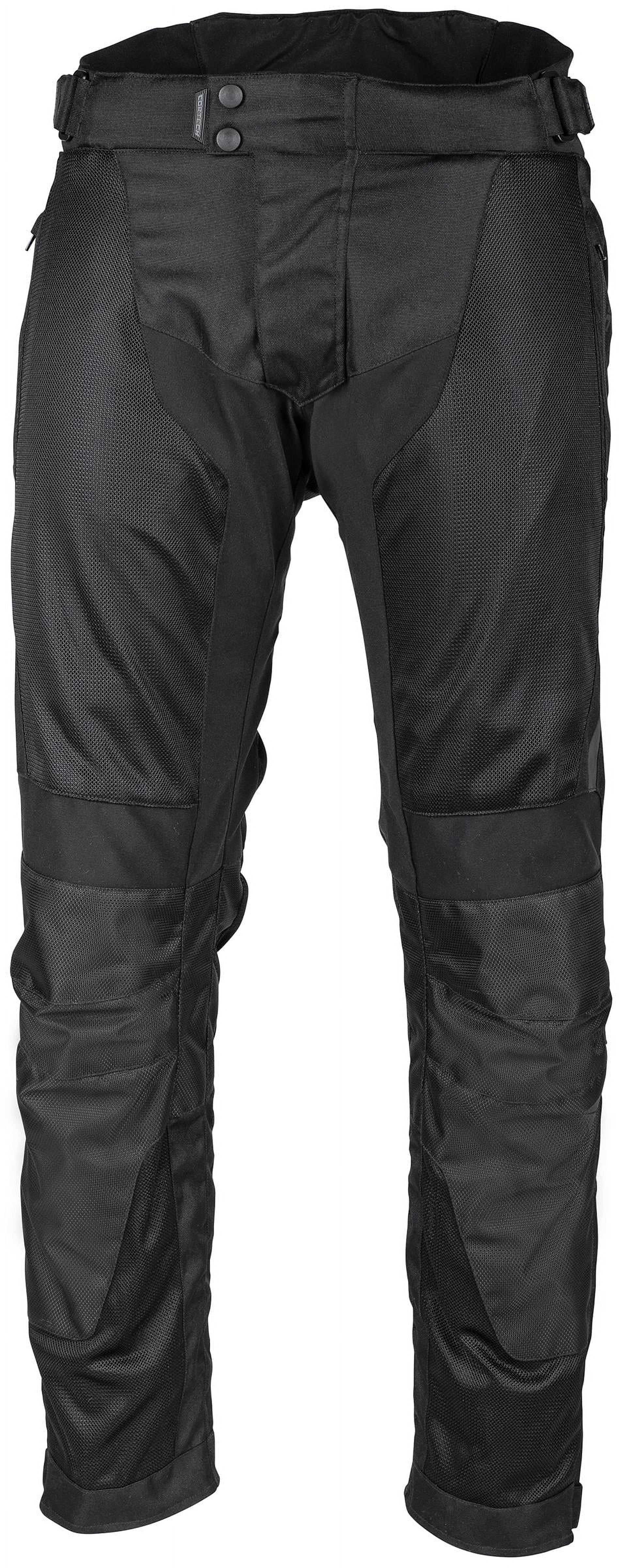 Cortech Hyper-Flo Air Mens Textile Motorcycle Pants Black 2XL Tall ...
