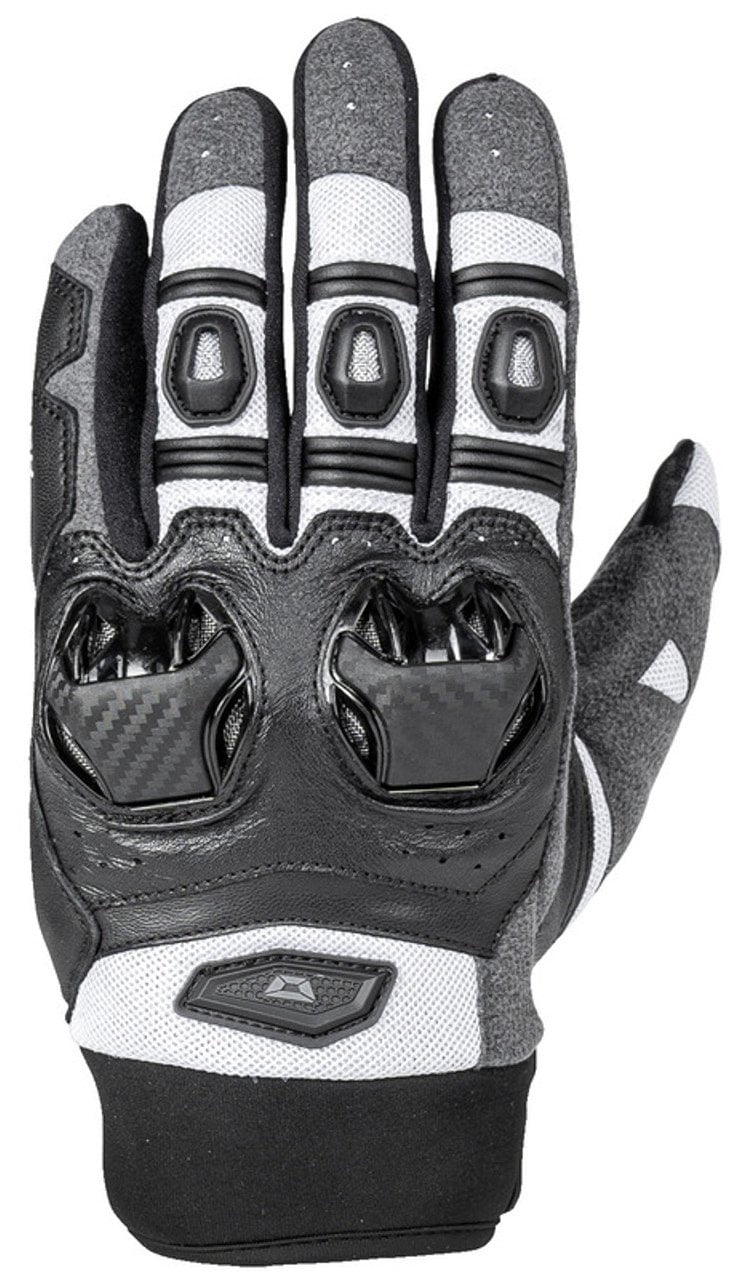 Cortech Hyper-Flo Air V2 Mens Textile Motorcycle Gloves White LG - Walmart.com