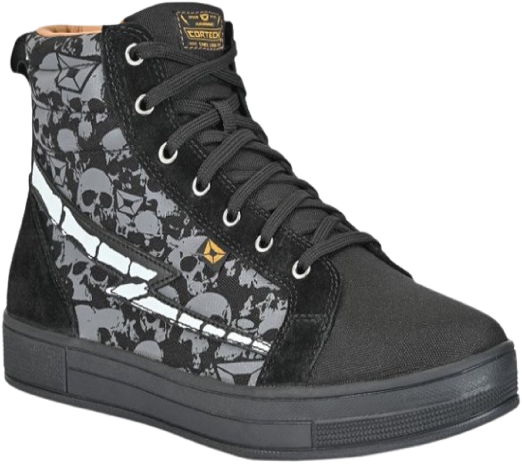 Cortech Men's Slayer Canvas Skull Shoes - Black / 11 - Walmart.com