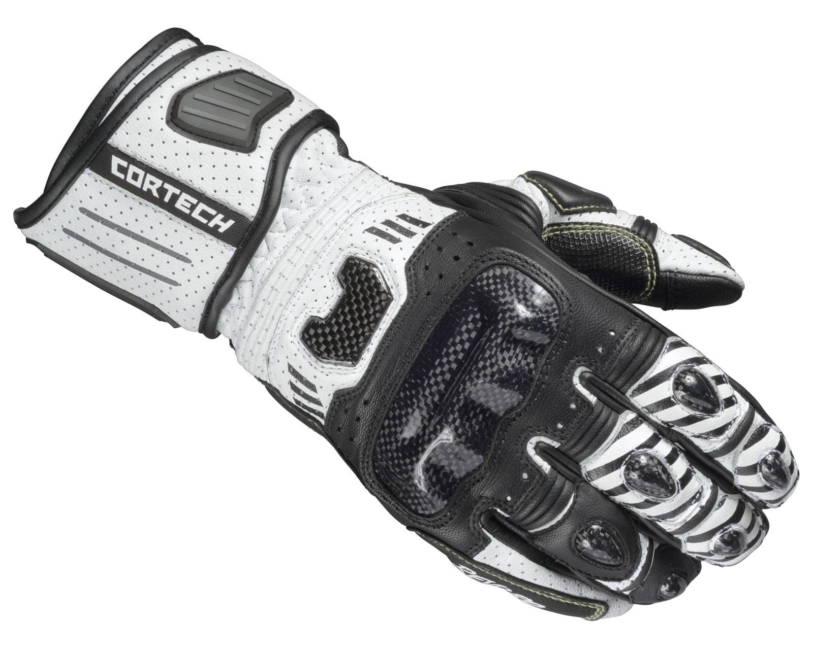 Cortech Revo Sport RR Mens Leather Motorcycle Gloves White SM - Walmart.com