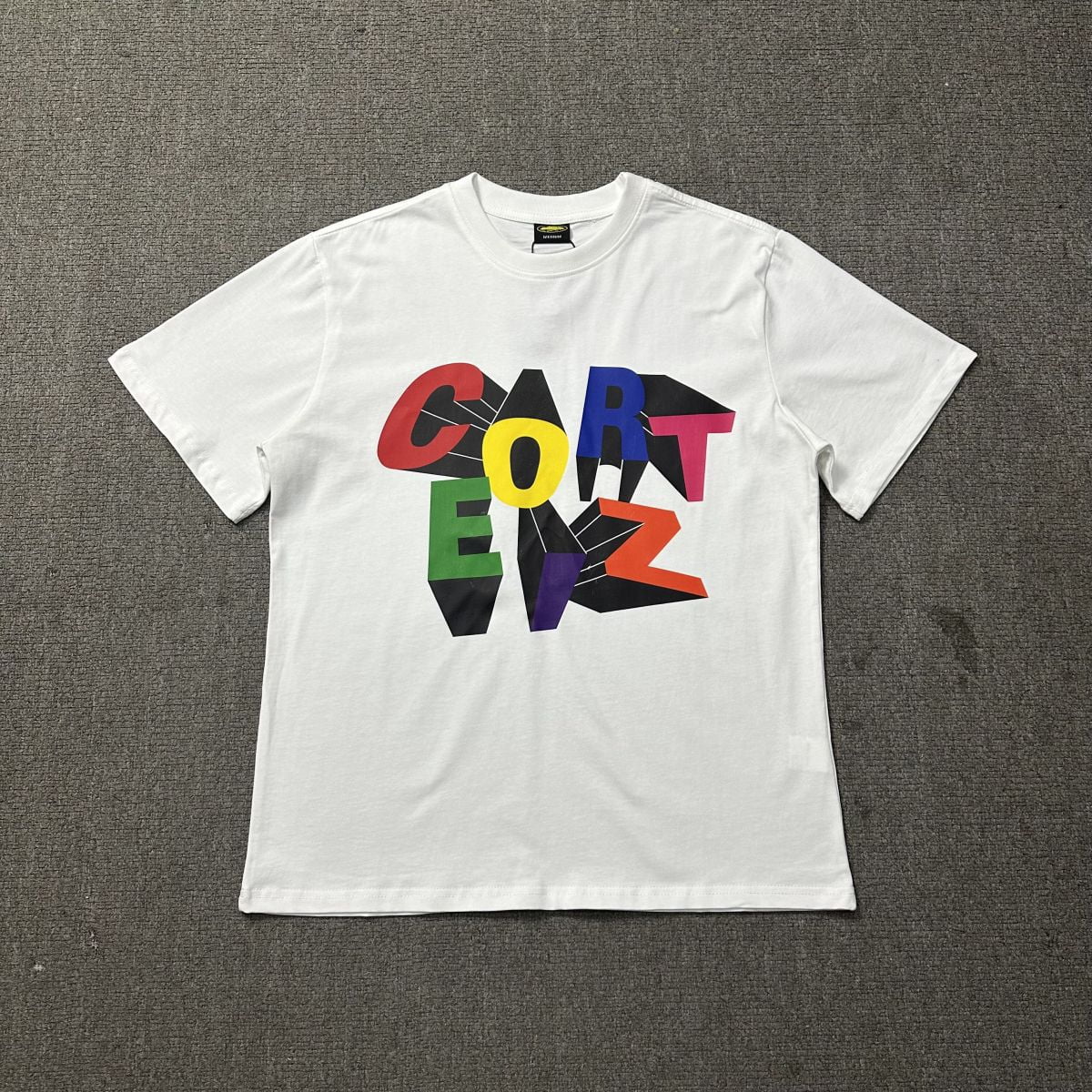 Corteiz Alcatraz T-shirt Short Sleeve Letter Logo Printing Versatile ...