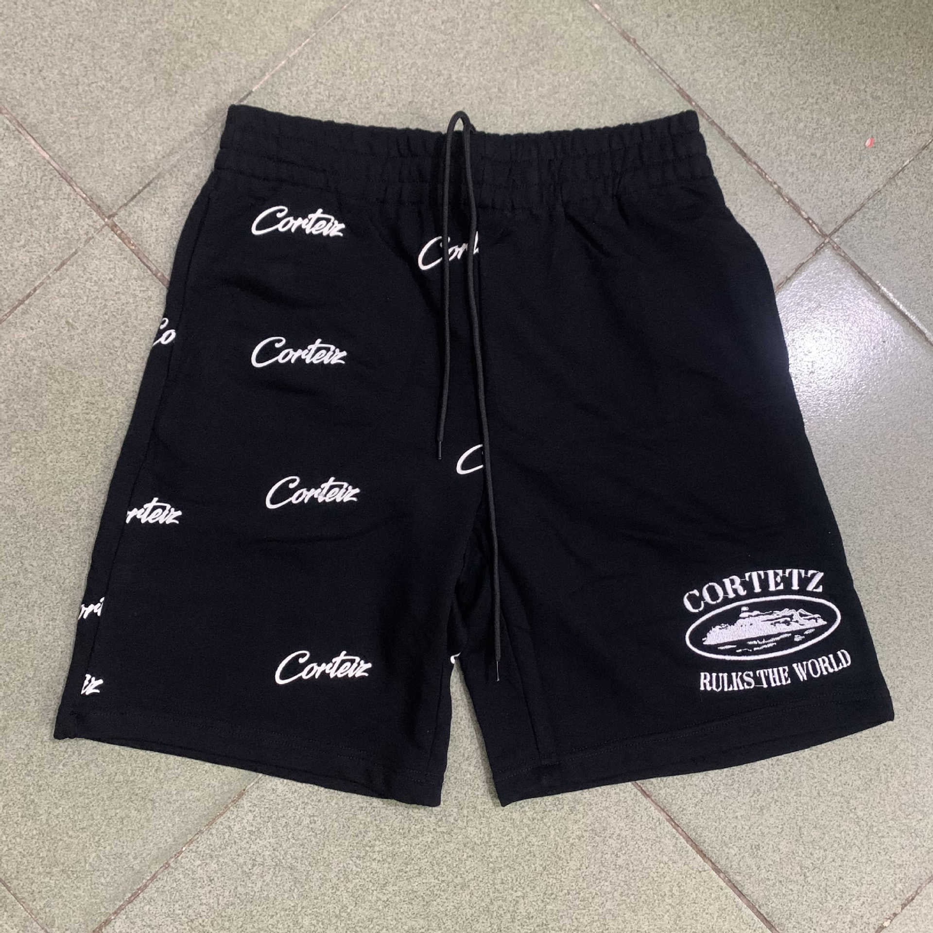 Corteiz Alcatraz new five-point shorts summer street loose hip-hop men ...