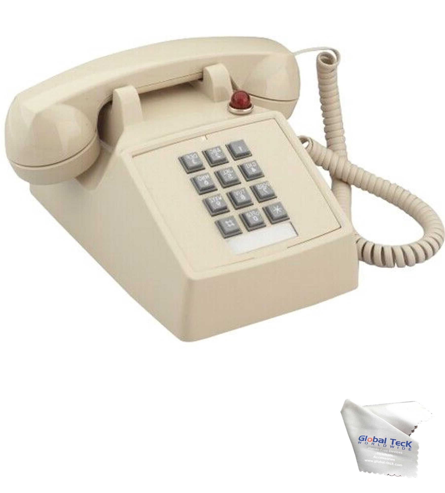 Cortelco 250044vba27m Standard Phone - Ash - Corded - 1 X Phone Line ...