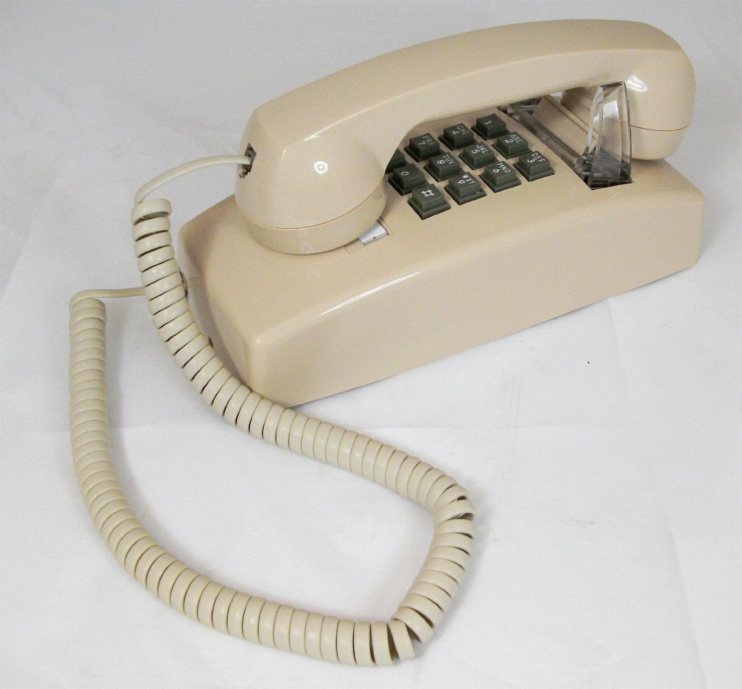 Cortelco 2554 - Corded phone - single-line operation - light ash ...