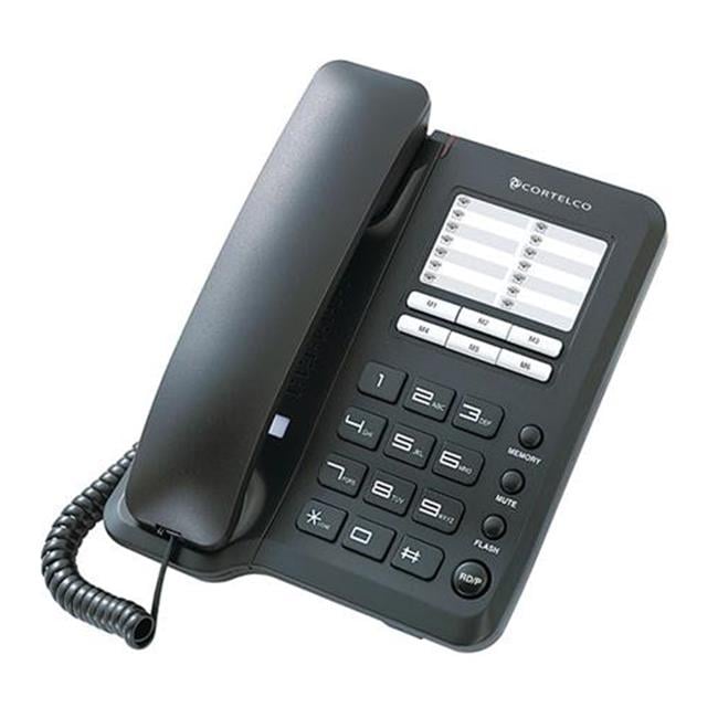 Cortelco Single Line Economy Phone - Black - Walmart.com