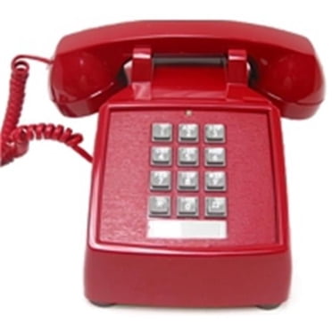 Traditional Desk Phone With Message Waiting - Black - Walmart.com