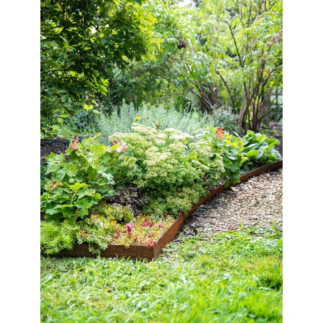 Corten Angle Landscape Edging 44in Set of 2 - Walmart.com