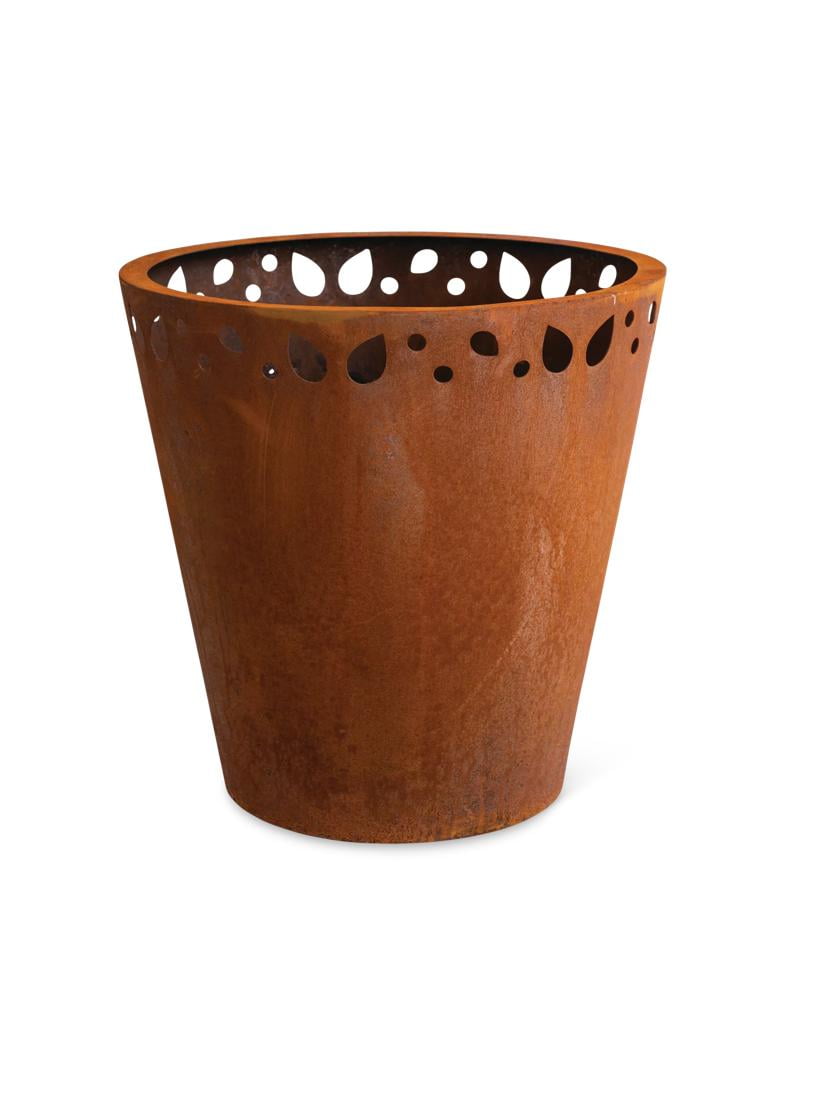 Corten Leaf Rim Planter - Walmart.com