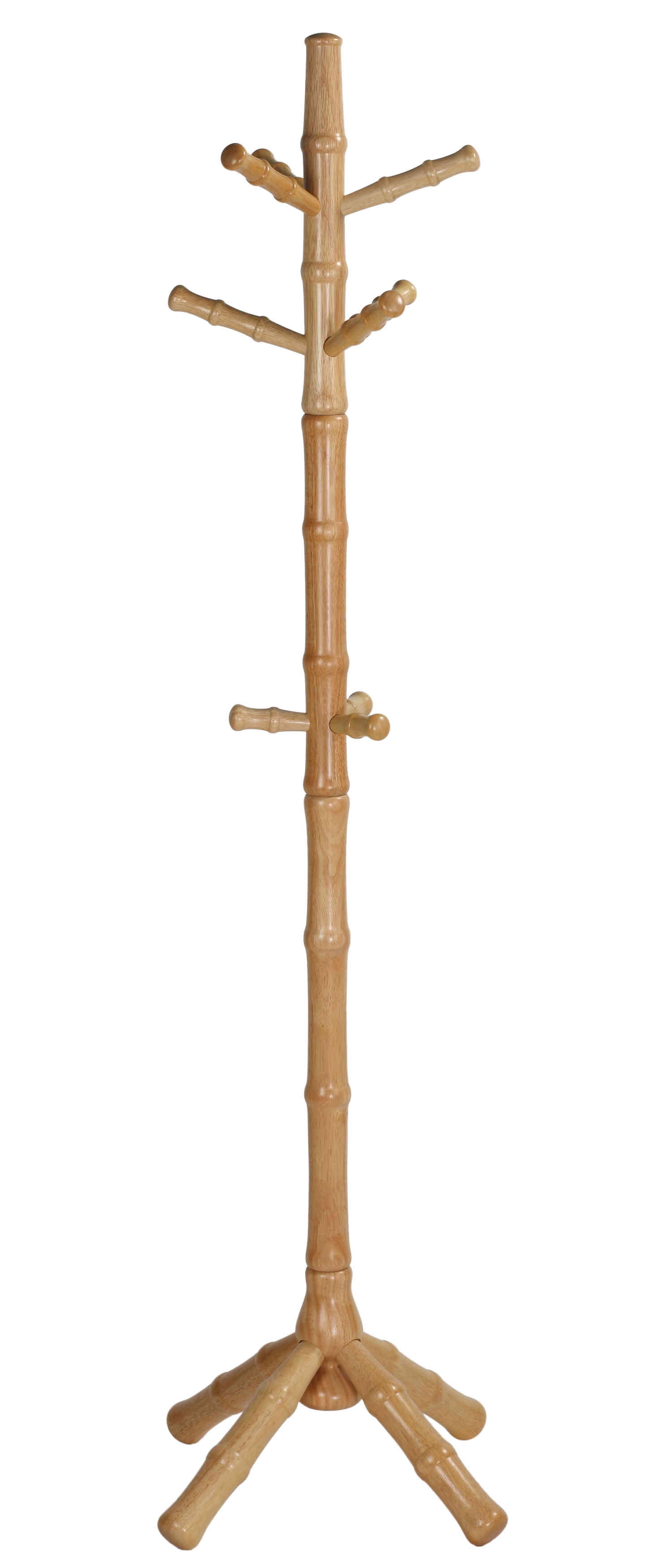 Cortesi Home Monica Wooden Coat Rack, Natural - Walmart.com