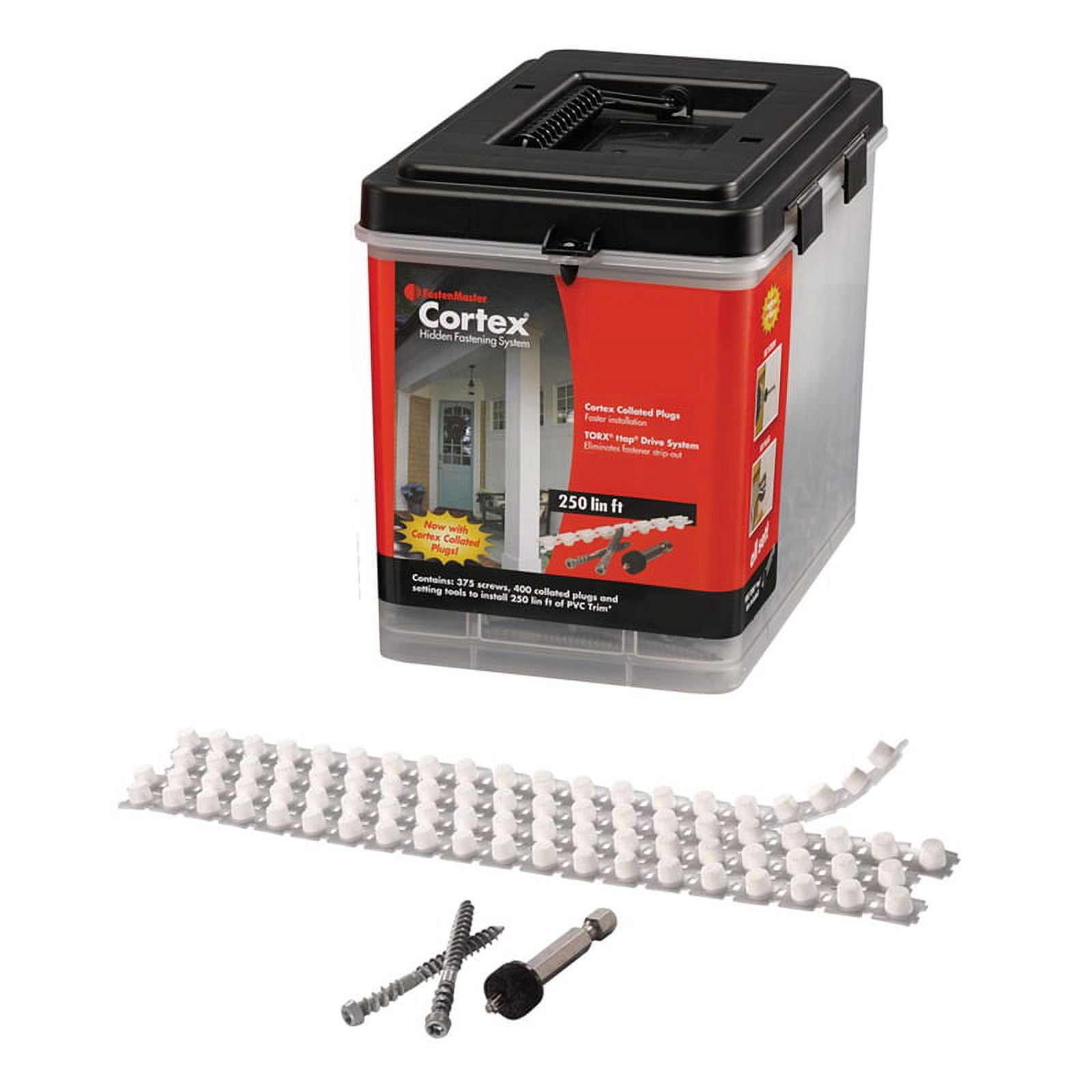 Cortex Azek No.20 X 2-3/4 in. L White Torx Ttap Star Head Trim Screws ...