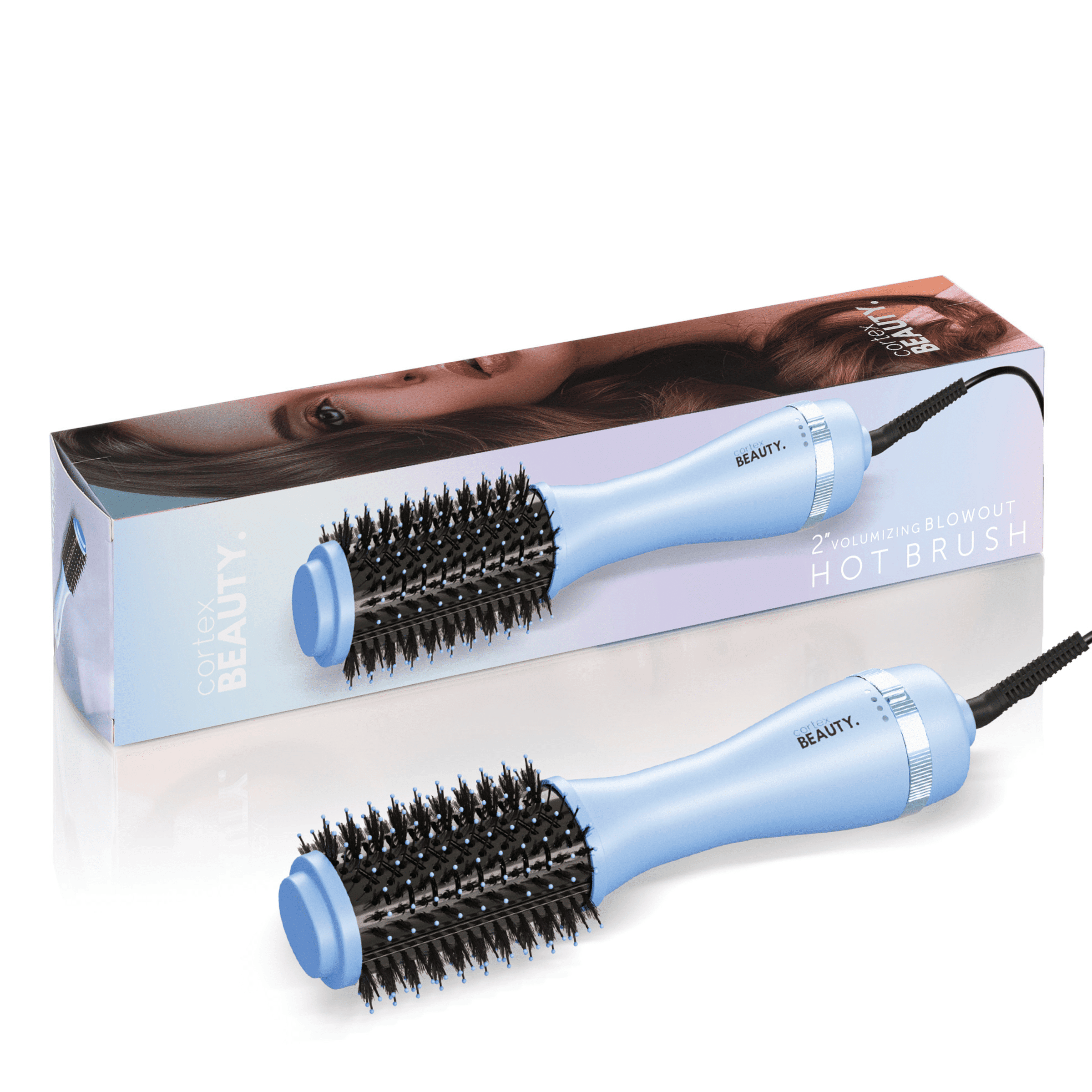 Cortex Beauty | 2" Volumizing Blowout Hot Brush for Straight and Curly ...