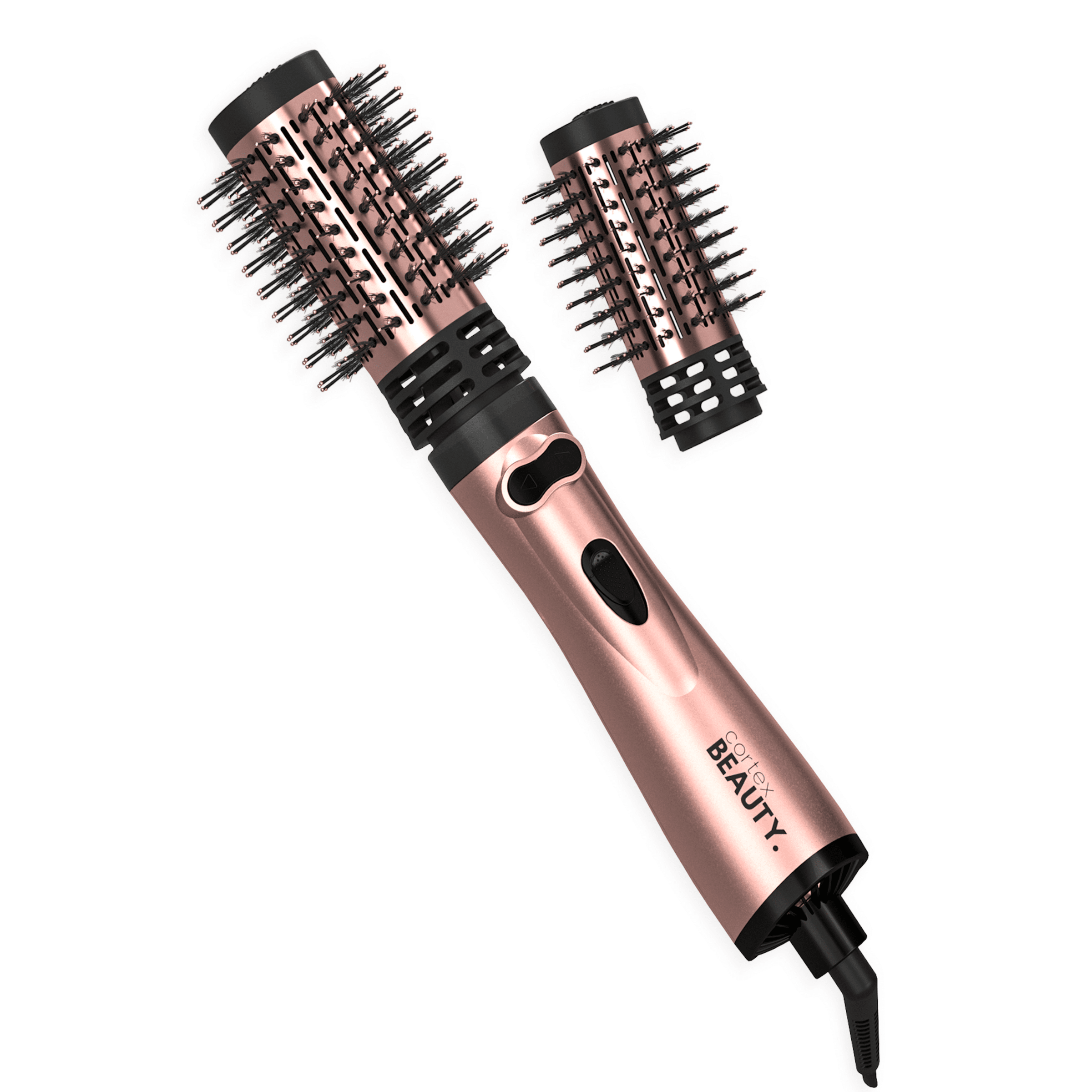 Cortex Beauty | 2-in-1 Revolving Hot Blow Dryer Brush for Frizz Free ...