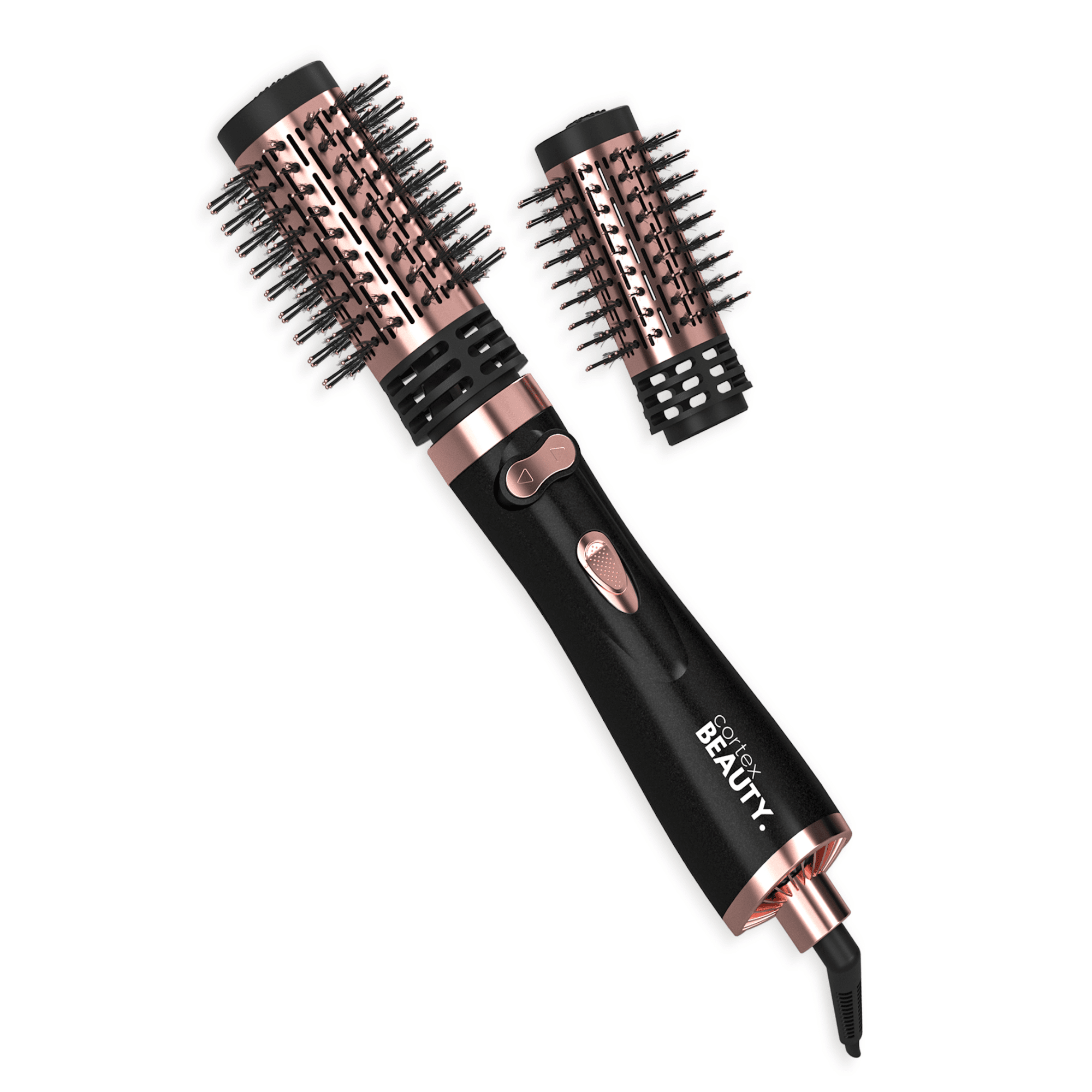 Cortex Beauty | 2-in-1 Revolving Hot Blow Dryer Brush for Frizz Free ...