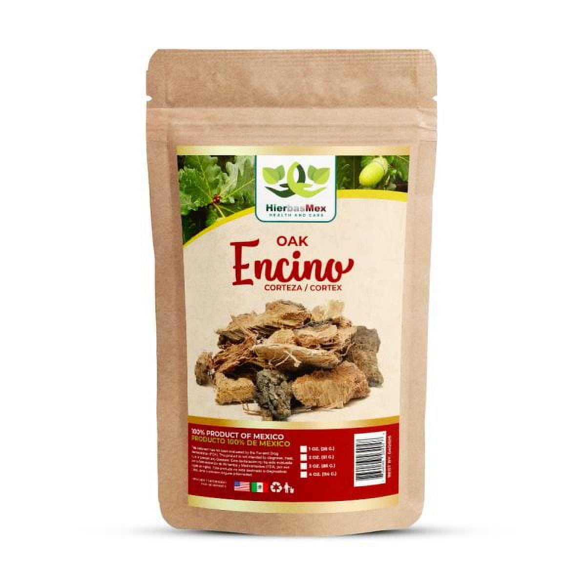 Corteza de Encino natural 4 onzas HierbasMex - Walmart.com