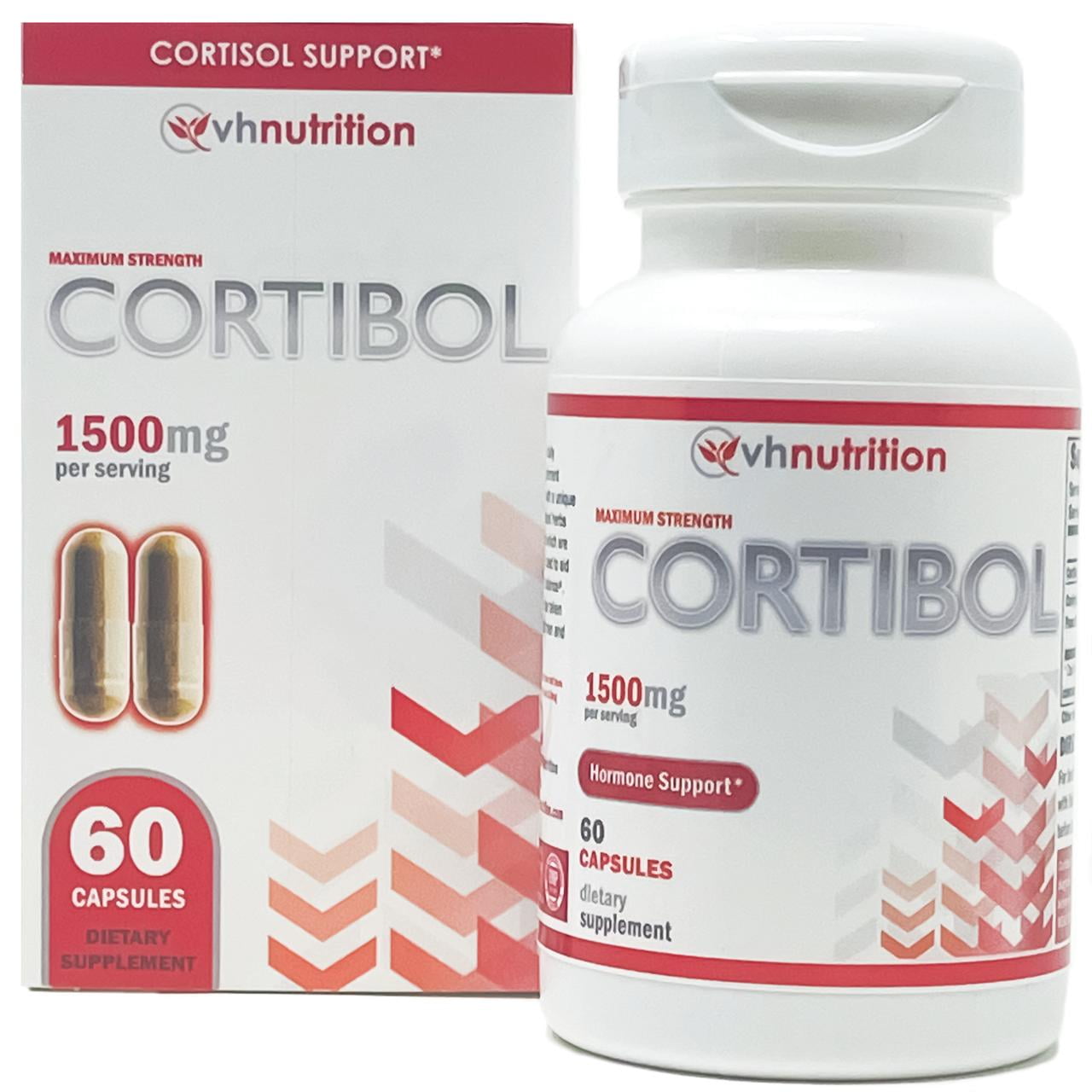 Cortibol Cortisol Manager & Blocker 1500mg - Adrenal Support Supplement ...