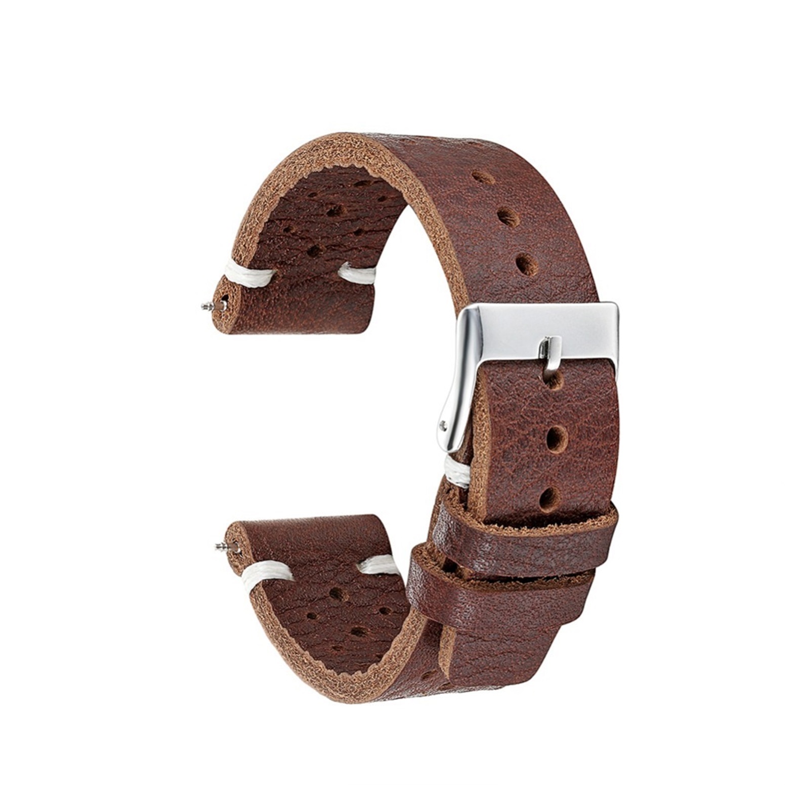 Cortical Porous Retro Strap 18mm/20mm/22mm Black Brown Red Optional ...