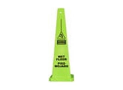 "Cortina Safety 36"" Lime Lamba Cone - Heavy Duty Caution Wet Floor ...