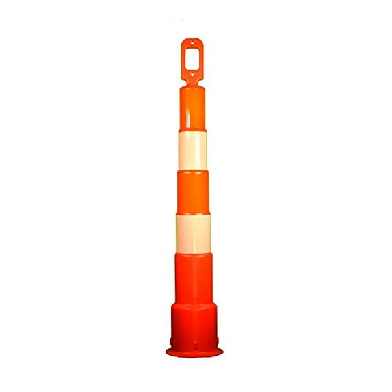 Cortina 42" Grip-N-Go Orange Channelizer Cone - (4)-6" Engineer Grade ...