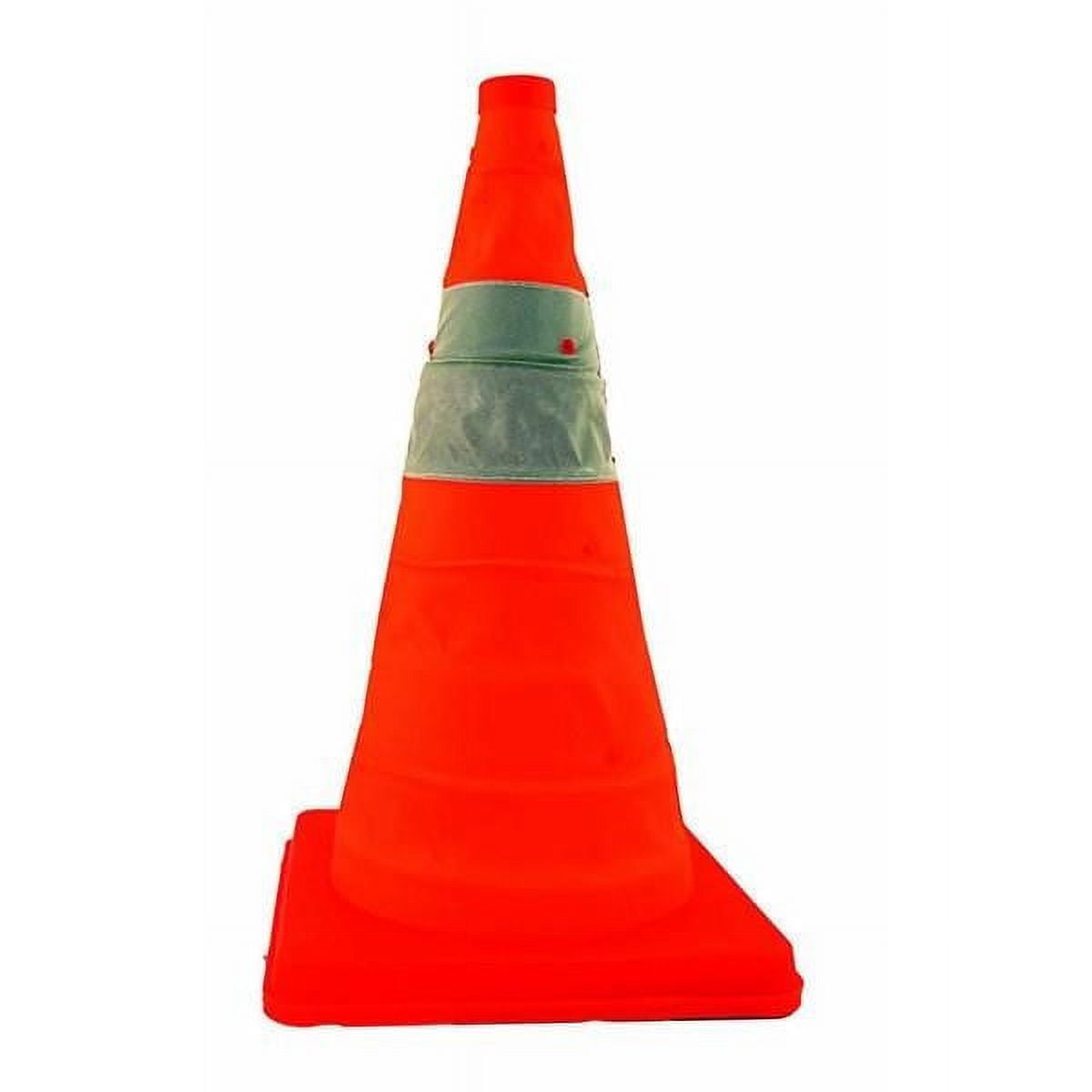 Cortina Pack & Pop Collapsible Cones, 18" w/o Feet, 2 lb ea, Orange, 4 ...