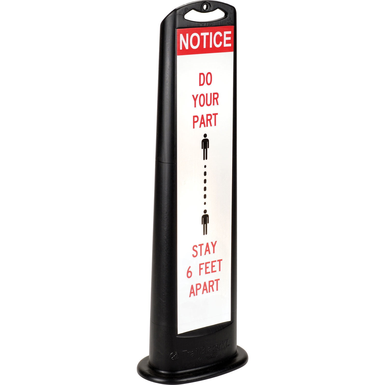 Cortina Vertical Panel, Black, 45", XL, Safety Sign - Walmart.com