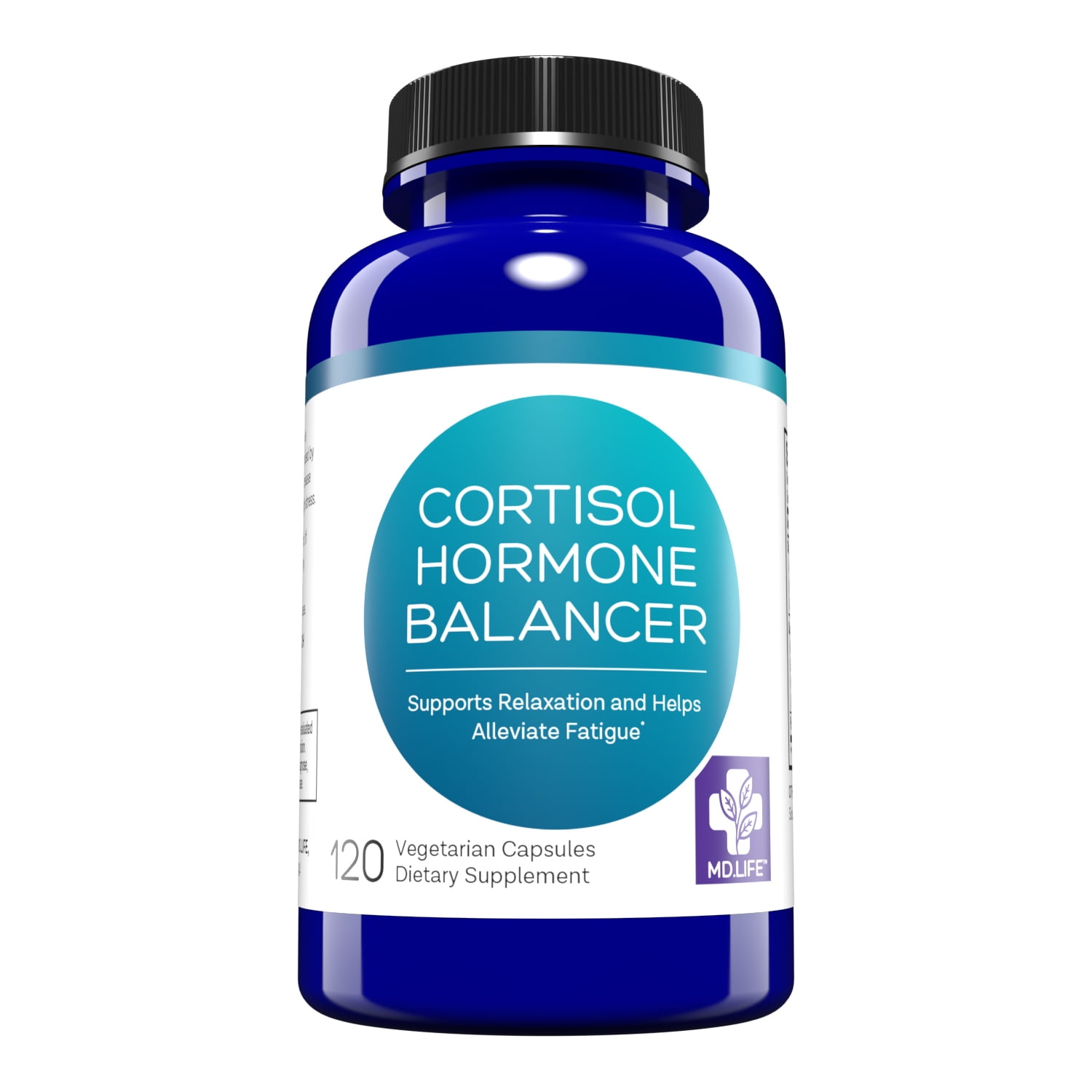 MD Life Ashwagandha Cortisol Hormone Balancer, 120 Caps for Stress ...