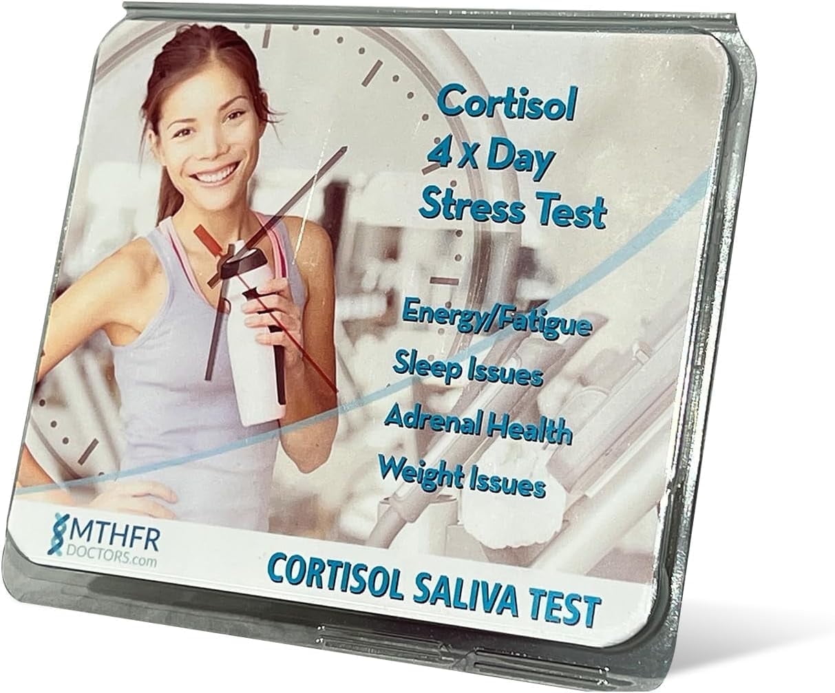 Cortisol Stress Test 4-in-1 - Comes with Results Interpretation and ...