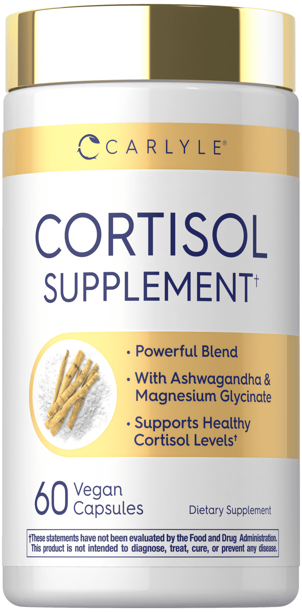 Cortisol Supplement | 60 Vegan Capsules | Ashwagandha & Magnesium ...