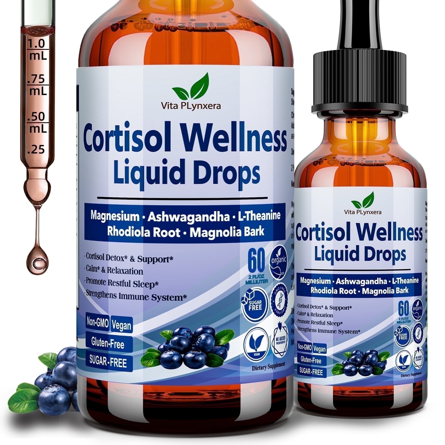 Cortisol Supplements for Women & Men, 17-in-1 Cortisol Reducer Detox ...