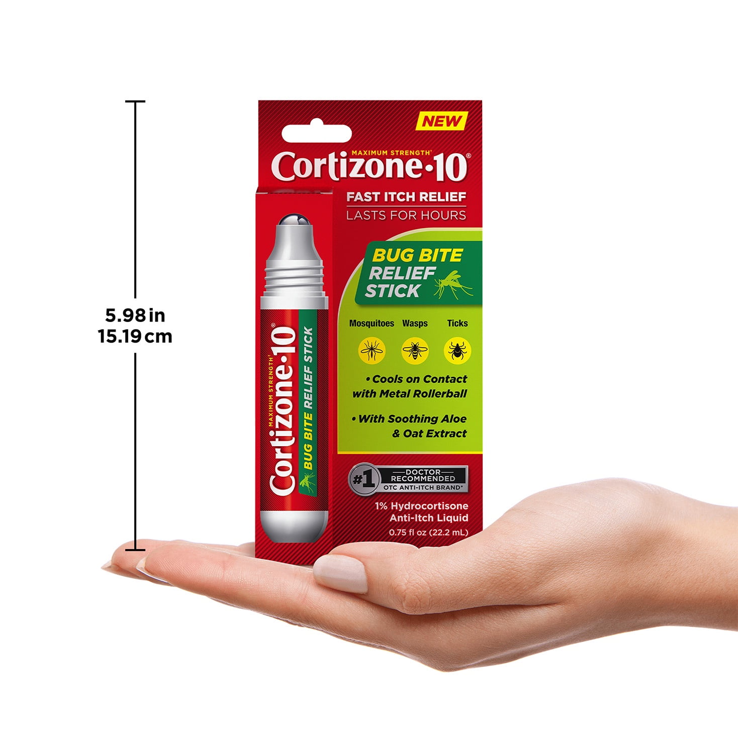 Cortizone 10 Bug Bite Relief Stick 0.75oz - Walmart.com