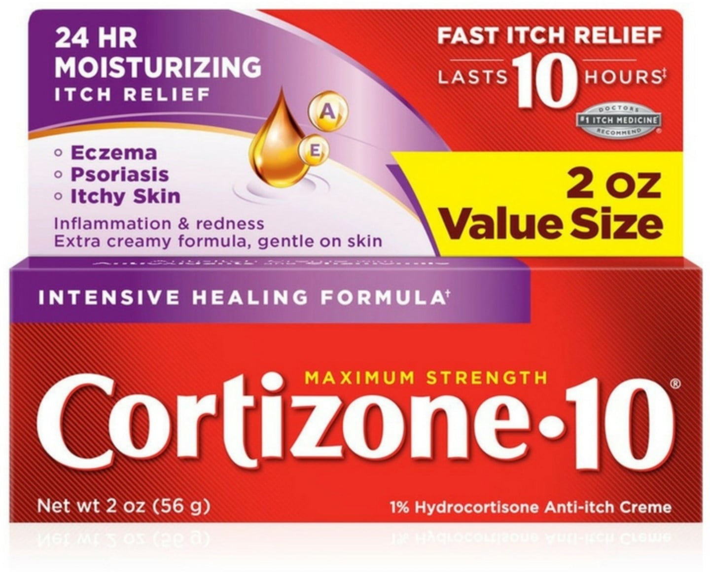 Cortizone-10 Creme Intensive Healing Formula 2 oz - Walmart.com
