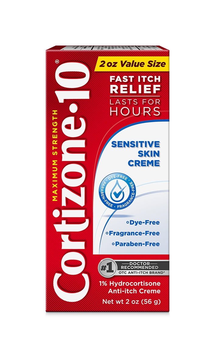 Cortizone-10 Maximum Strength 1% Hydrocortisone Sensitive Skin Anti ...