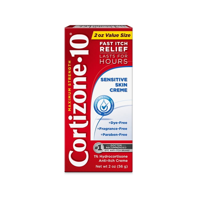 Cortizone-10 Maximum Strength 1% Hydrocortisone Sensitive Skin Anti ...