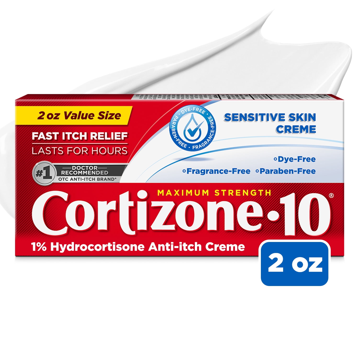Cortizone-10 Maximum Strength 1% Hydrocortisone Sensitive Skin Anti ...