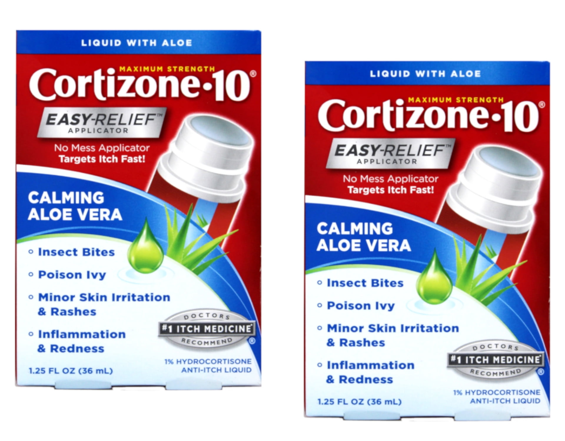Cortizone 10 Maximum Strength Fast Itch Relief Easy Applicator - 1.25 ...