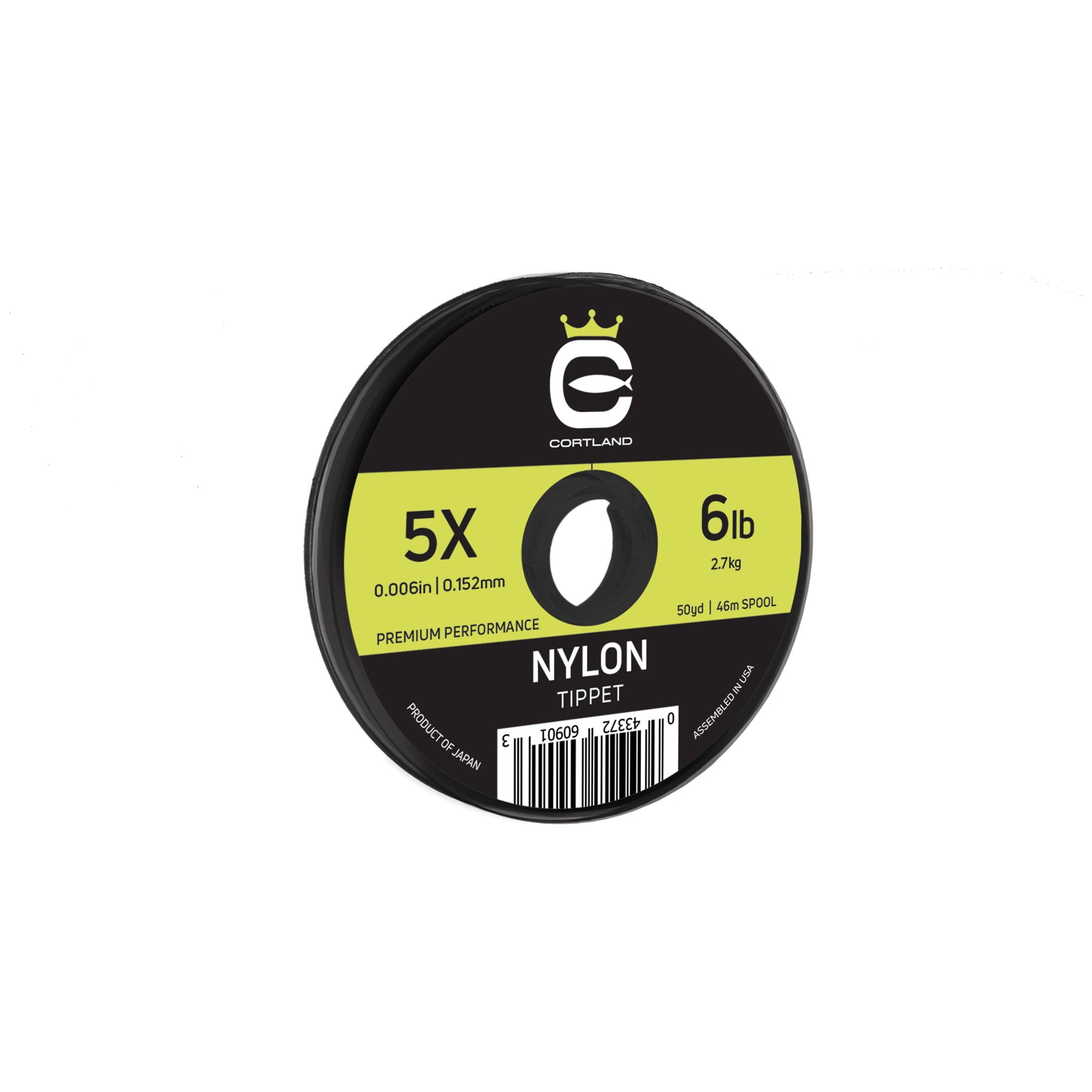 Cortland Copolymer Nylon Tippet 100YD 0X - Walmart.com