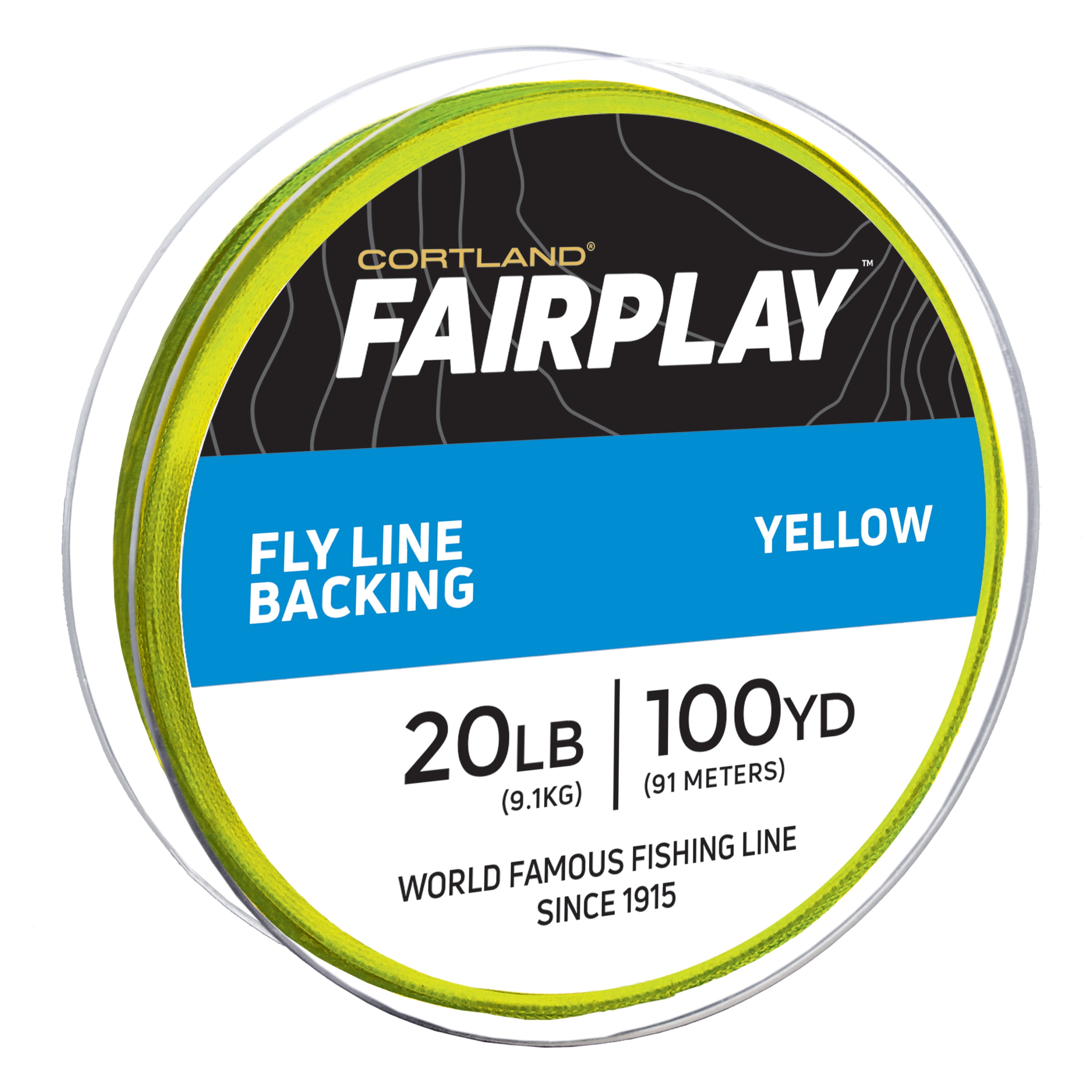 Cortland Fairplay Fly Line Reel Backing, Yellow, 20 lb., 100 yd, 146839 ...