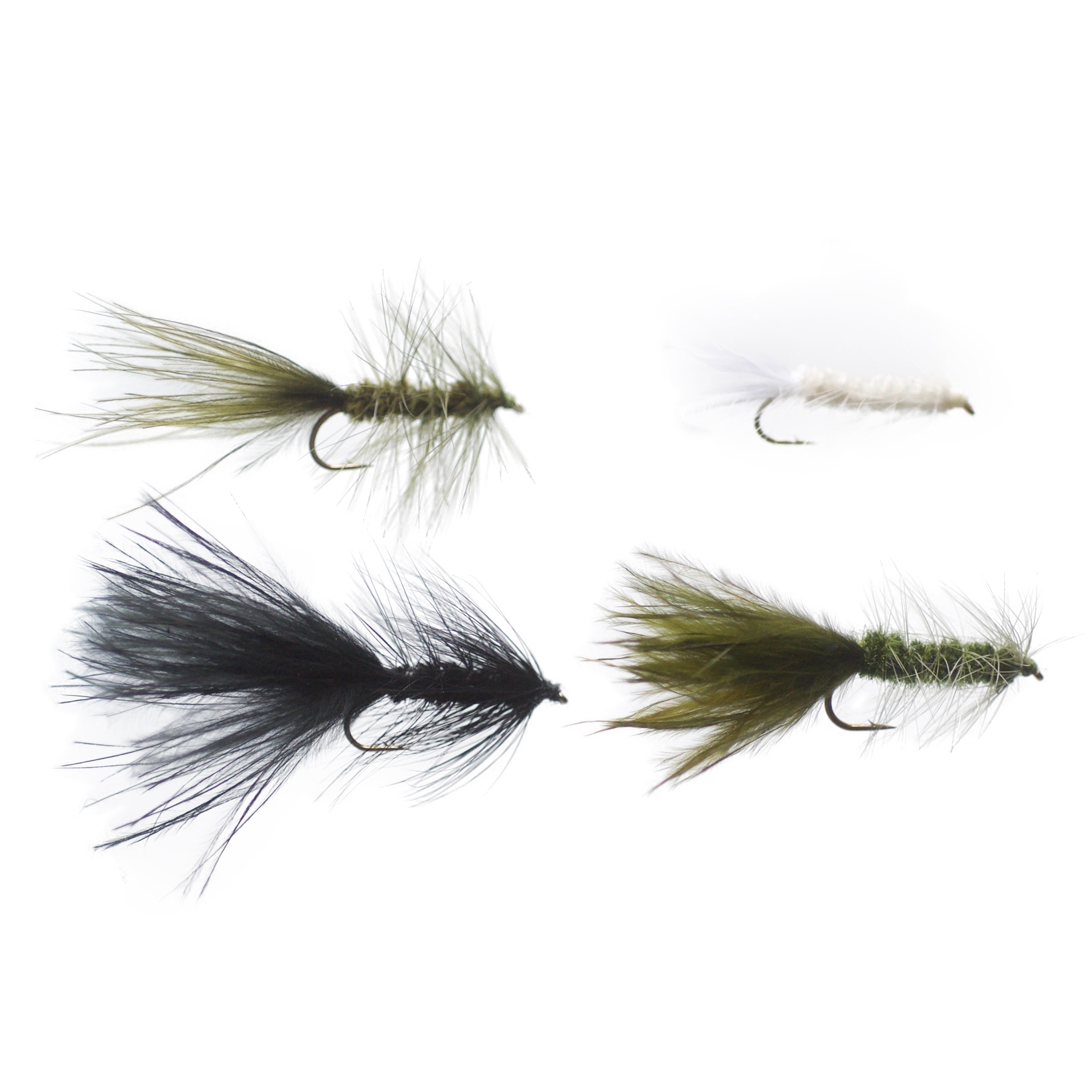 Cortland Fairplay Wooly Bugger Fly Assortment, Size 10, 4 Pack, 653993 ...