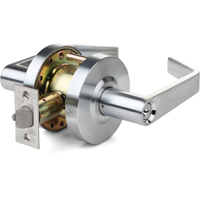 Cortland Grade 2 Standard-Duty Entry Lever, Satin Chrome - Walmart.com