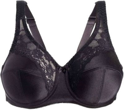 Cortland Intimates Style 7104 - Brand Full Figure Underwire Bra - Black ...