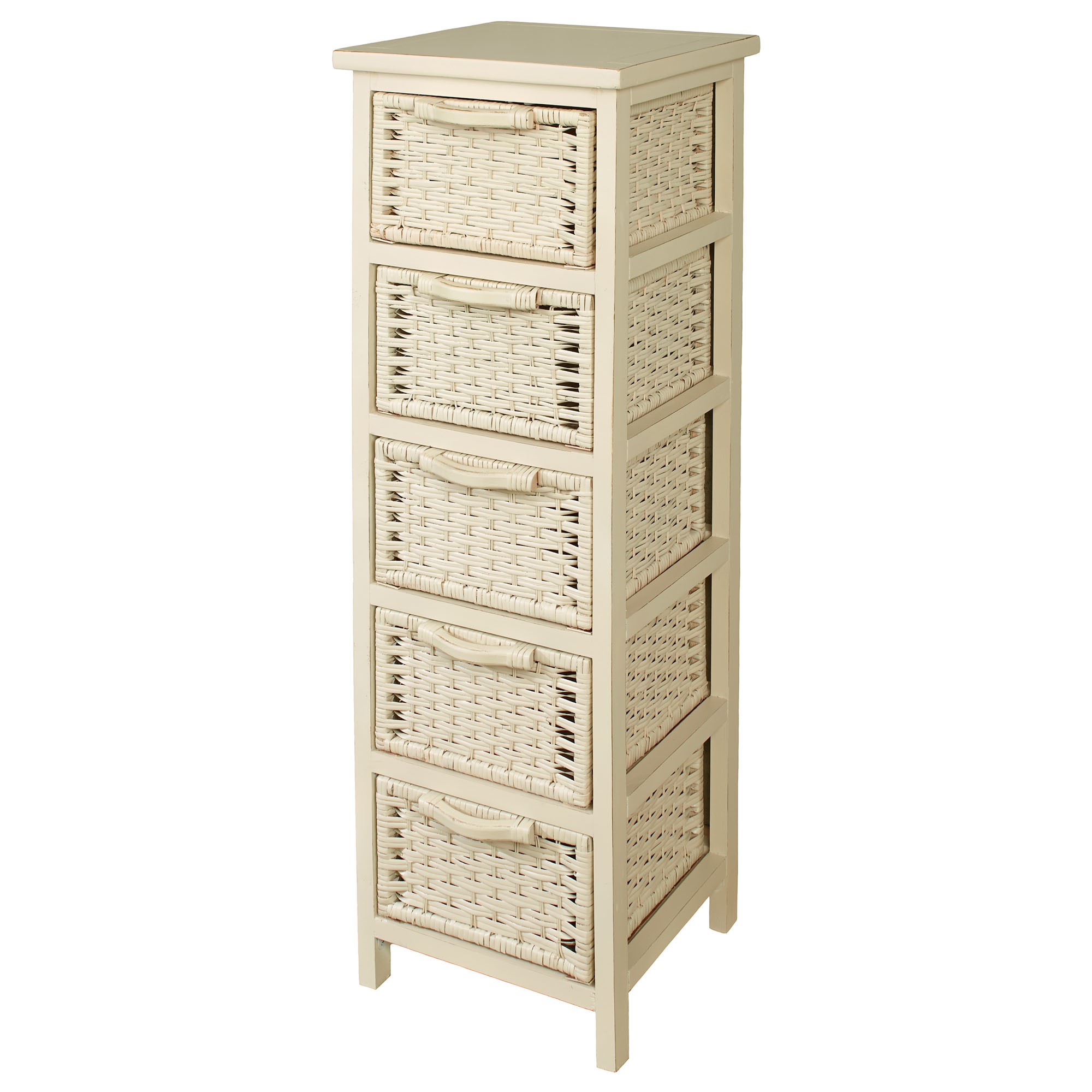 Corvaserro Storage Cabinet Whitewash - Organization - Wooden Frame ...