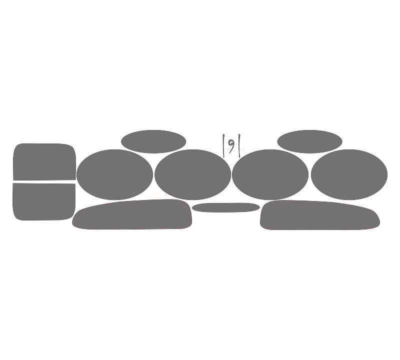 Corvette Pre-Cut Vinyl Overlay Taillight Plus Tint (1997 1998 1999 2000 ...