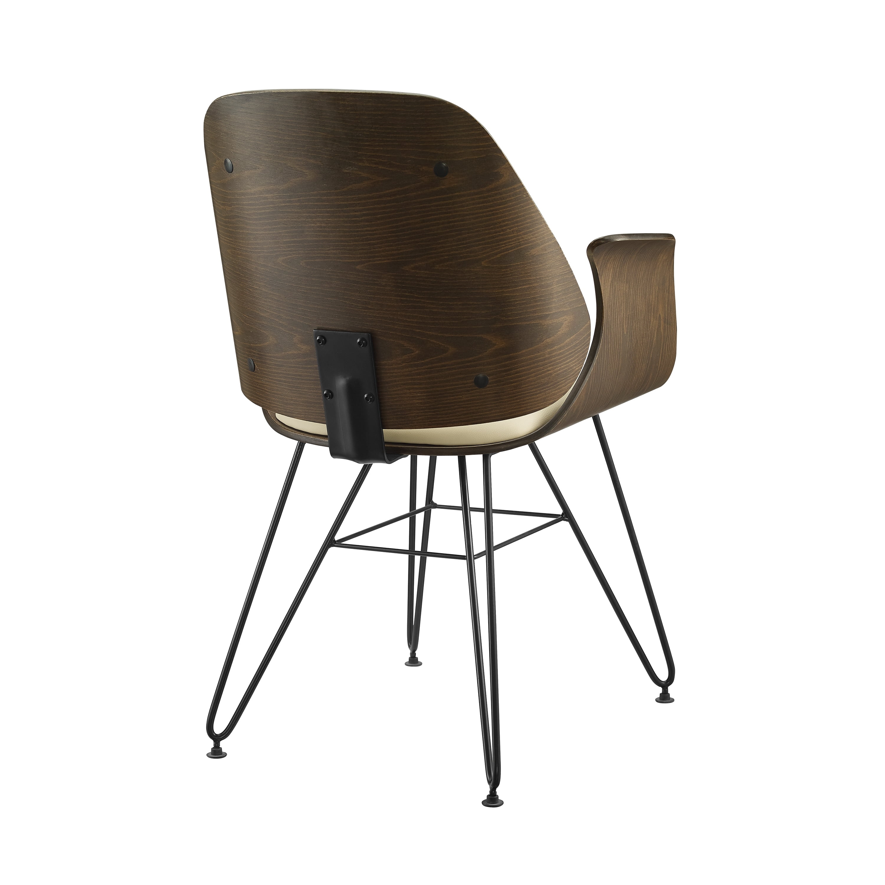 Corvus Marsala Industrial Mid-Century Accent Chair - Walmart.com