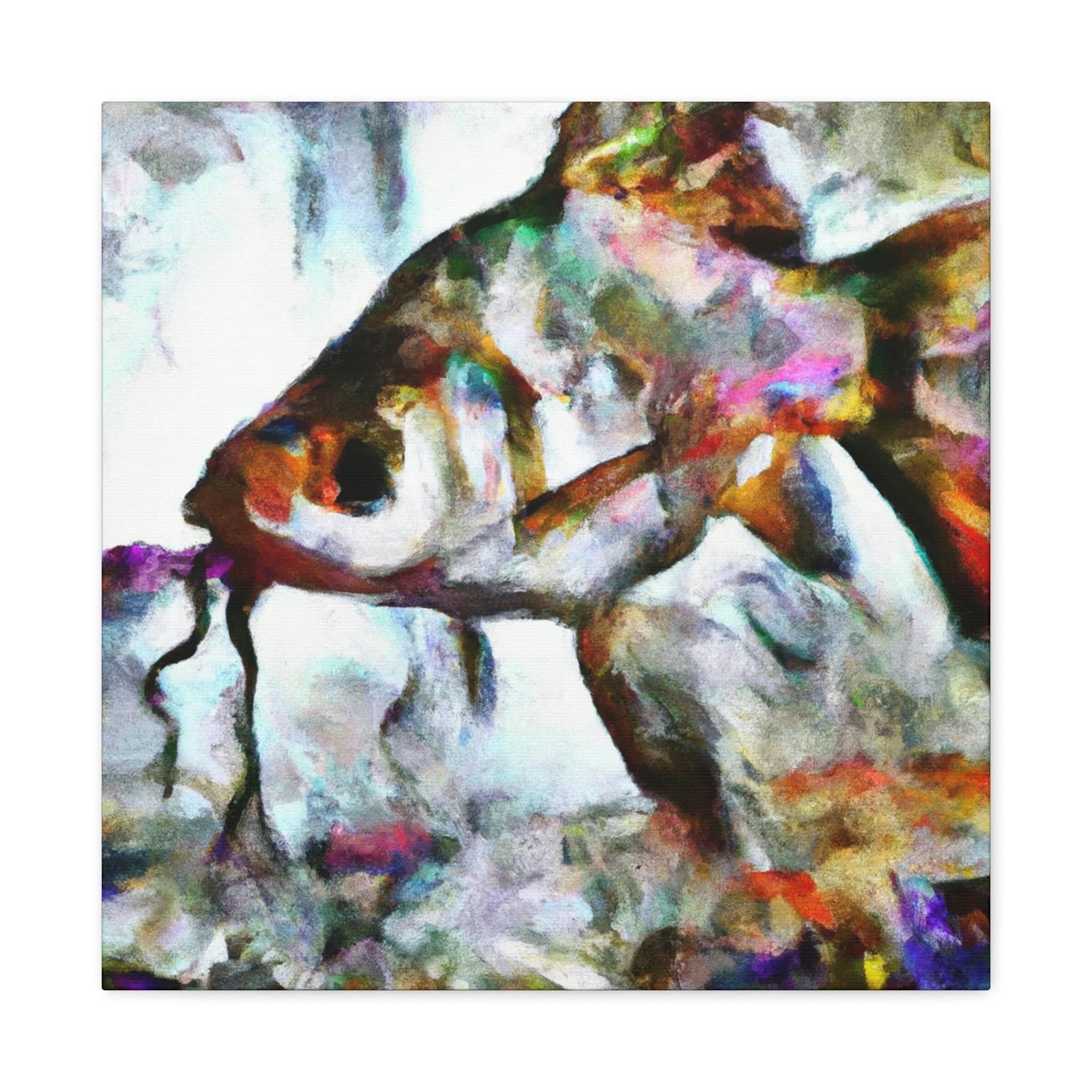 Corydoras Catfish Dreaming - Canvas - Walmart.com