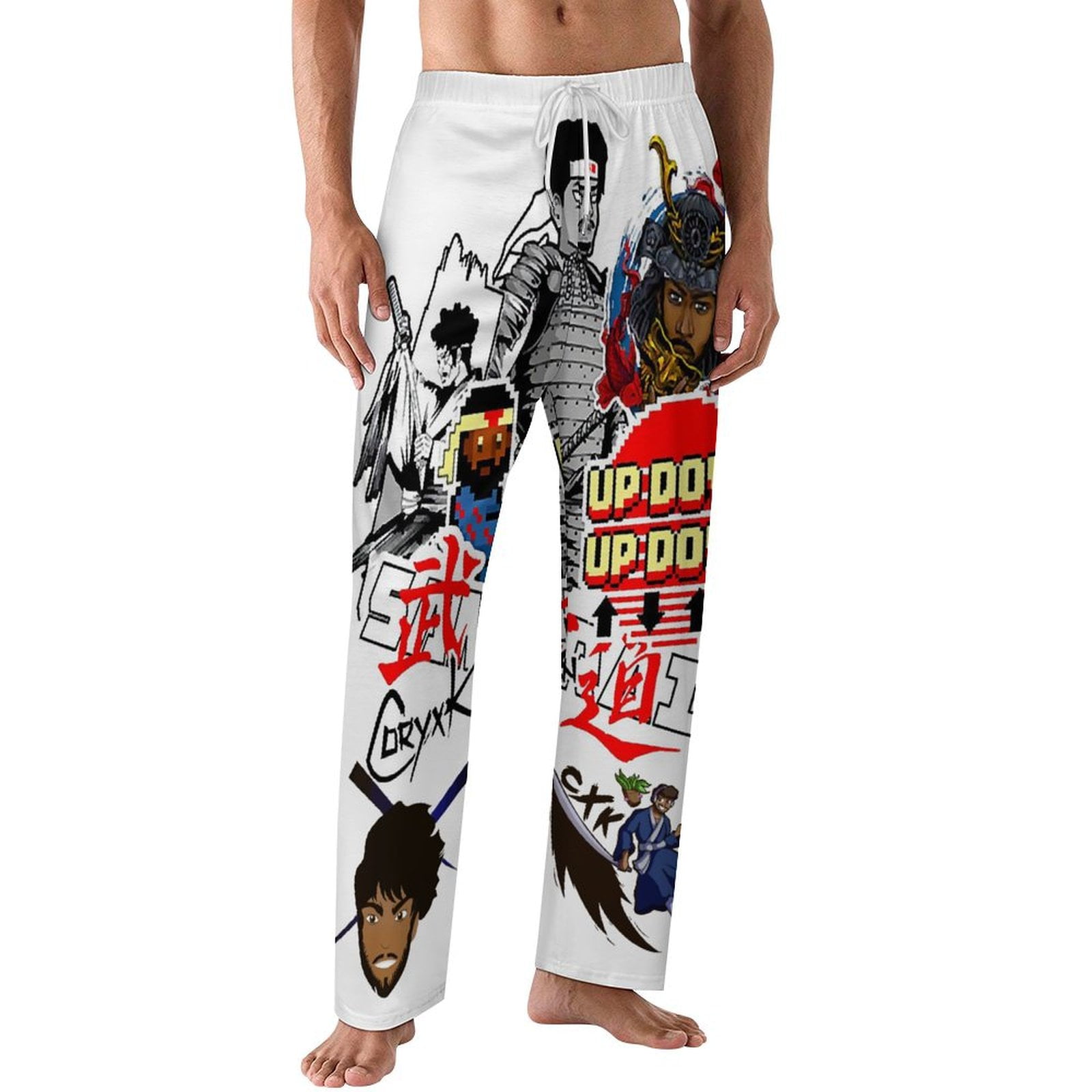 Coryxkenshin Samurai Men's Pajama Sleep Pants Home Pajama Sleepwear ...
